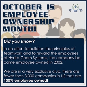 October is ESOP Month! | Hydro-Chem Systems, Inc.